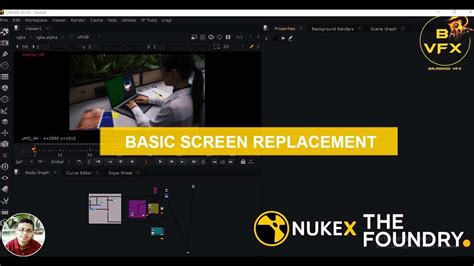 How To Do Basic Screen Replacements In The Foundry Nuke X In Hindi Bajrangi Vfx Youtube
