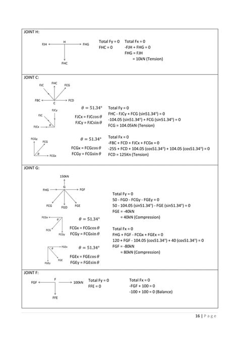 Building Structuresproject01truss Analysis Calculation Pdf