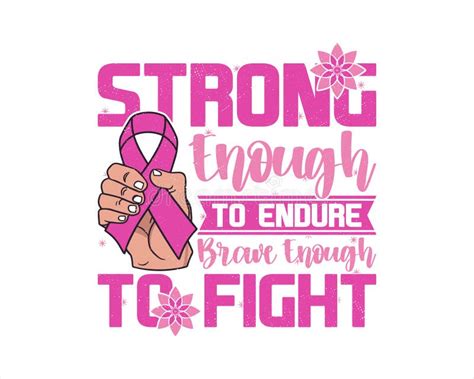 Vector Breast Cancer Awareness T Shirt Design Stock Vector