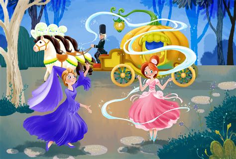 灰姑娘插图tuteng000001 站酷zcool