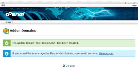 How To Set Up A CPanel Addon Domain Clook Internet Blog