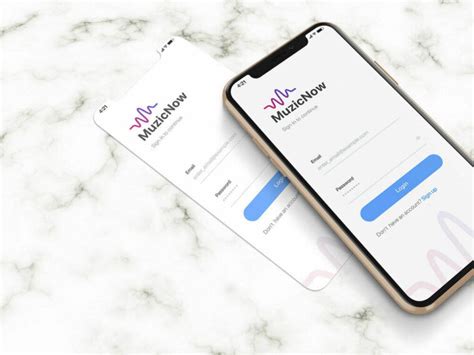 mobile ui ux app mockup free download