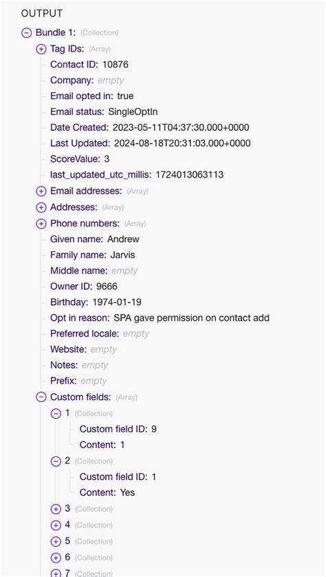 Mapping Keap Contact Custom Fields To Another Data Source Like Airtable