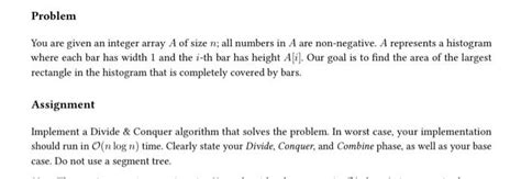 Solved Problem You Are Given An Integer Array A Of Size N