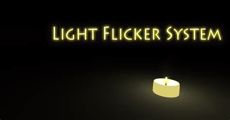 light flicker system vfx particles unity asset store