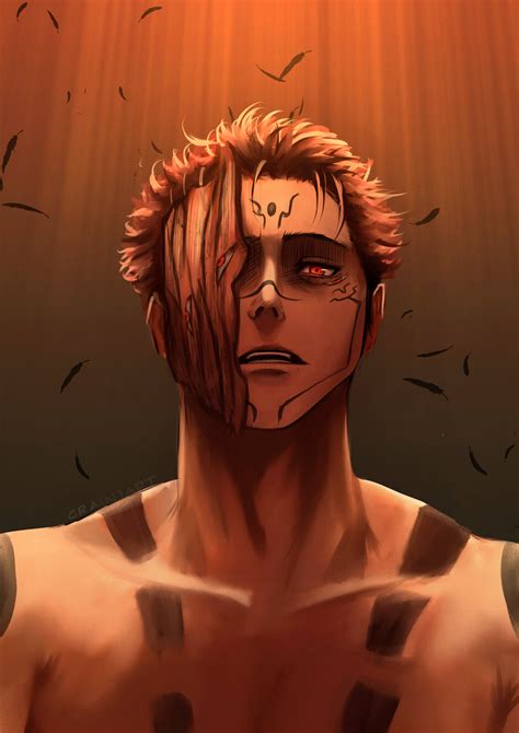 Ryoumen Sukuna And Ryoumen Sukuna Jujutsu Kaisen Drawn By Crain Art Danbooru