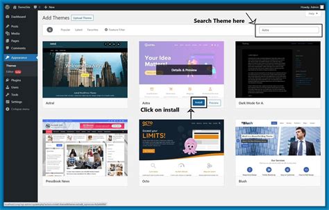 How To Install Wordpress Theme Codecrew Infotech