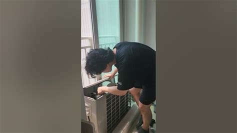 실외기 간단한 점검 단선 단락 누설 체크 감자아빠 에어컨기사 에어컨이전설치 에어컨가스충전 운동하는남자 Youtube