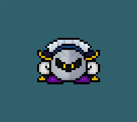 Meta Knight Pixel Art By Kobune On Deviantart