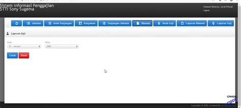 Source Code Aplikasi Sistem Penggajian Dan Absensi Karyawan Php Id Blog