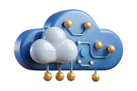 ai powered cloud computing vector concept as a clean abstract depicting