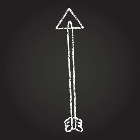 Arrow Chalk Drawing 13111598 Vector Art At Vecteezy