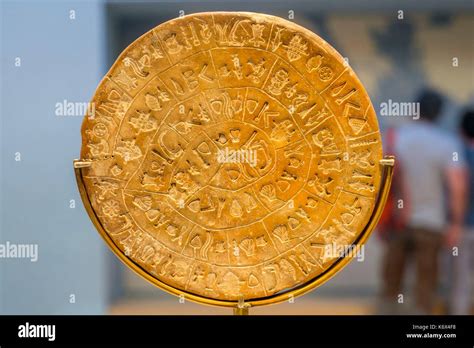 Greece Crete Heraklion Heraklion Archeological Museum Phaistos Disc