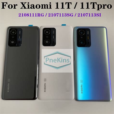Back Glass Lid For Xiaomi Mi T T Pro G Matte Battery Cover Rear Door Housing Shopee