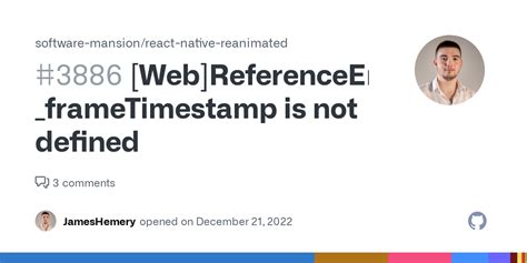 Web Referenceerror Frametimestamp Is Not Defined · Issue 3886