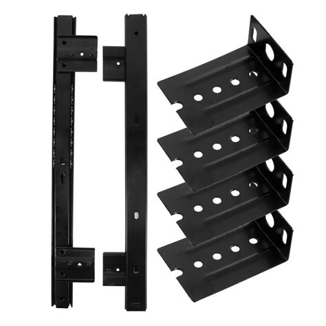 1 Set Keyboard Slide Steel Replacement Guide Rail Side Mount Keyboard Slide