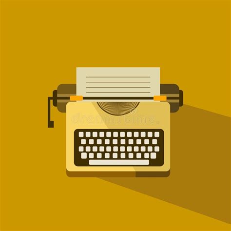 Type Writer Paper Computer Paper Keyboard Infographics Template For Website And Presentation