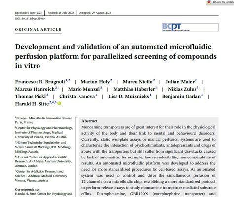 Development And Validation Of An Automated Microfluidic Perfusion Platform For Parallelized