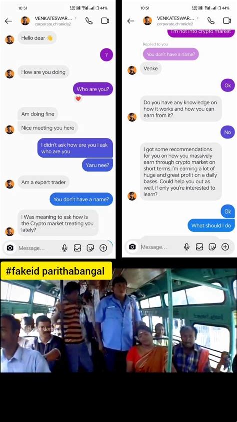 Venkateswaran R S Guys Please Dont Fall For These Kind Of Scam My Original Account Has