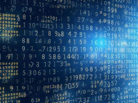 Premium Ai Image Technological Background With Binary Number