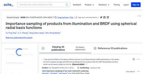 importance sampling of products from illumination and brdf using