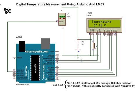Digital Thermometer Using Lm35 Temperature Sensor And 42 Off