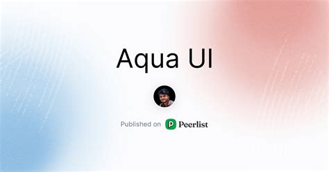 Aqua Ui Peerlist