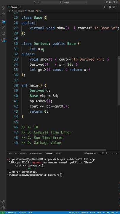 Missing Base Class Function When Calling Derived Class Function From