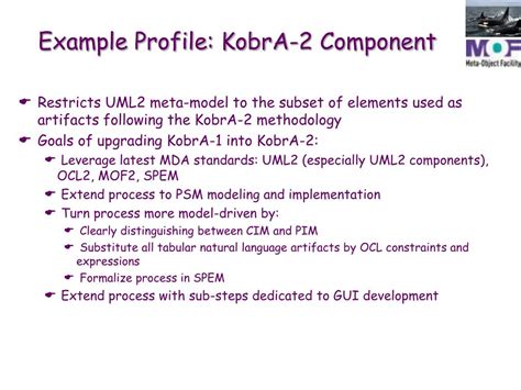 Ppt Mof Meta Models And Uml Profiles Powerpoint Presentation Free Download Id 352914