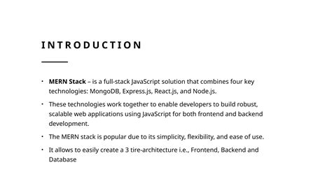 Mern Stack Intro Ppt For Mcaenggcseit Ppt