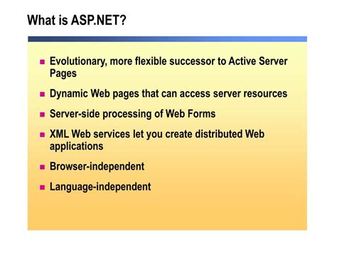 Ppt Overview Of The Microsoft Net Framework Powerpoint Presentation Id 5367429