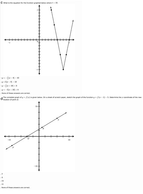Solved A Below Is A Graph Of The Basic Function Sketch A Chegg