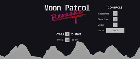 Github Patryk Rozwadowskimoon Patrol Remake Moon Patrol Remake