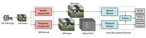 Two Stream Action Recognition Oriented Video Super Resolution Haochen