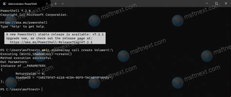 Create Full Shadow Copy Manually On Windows 11 And Windows 10