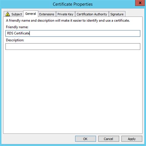 Windows 2012 R2 Rds Configure Rds Certificates With Own Enterprise Ca