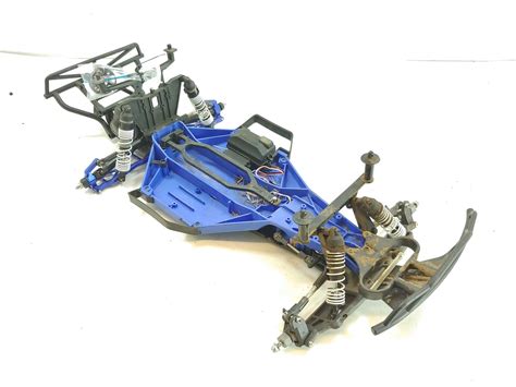 UPGRADED Traxxas Slash Wd LCG Short Course Roller Slider Chassis W Servo EBay