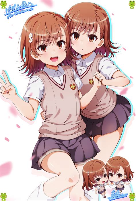 Misaka Mikoto Gekota And Misaka Imouto Toaru Majutsu No Index And More Drawn By Kanmiya