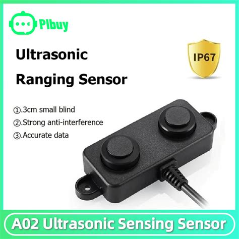 ♚a02 ultrasonic sensing sensor uart waterproof ranging module 450cm