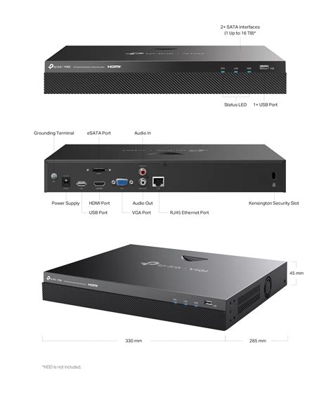 Vigi Nvr H Vigi Channel Network Video Recorder Tp Link Australia