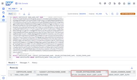 Authenticate To Sap Hana Cloud Using X509 Sap Tutorials