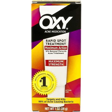 Oxy Acne Medication Maximum Action Rapid Spot Treatment 28 Oz Walmart