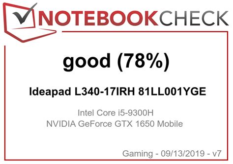 Lenovo Ideapad L Irh Review The Well Rounded Mid Range Gaming Notebook Is Unable To Reach