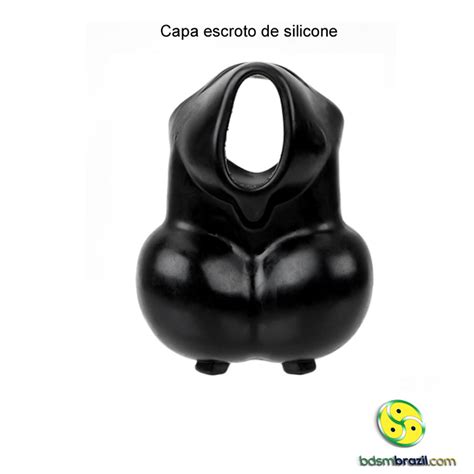 Capa Escroto De Silicone Bdsm Brazil