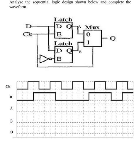 Solved Analyze The Sequential Logic Design Shown Below And Chegg Com
