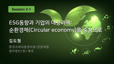 2023 친환경 패키징 산업융합 컨퍼런스 Esg 동향과 향후 대응방안 순환경제circular Economy를 중심으로