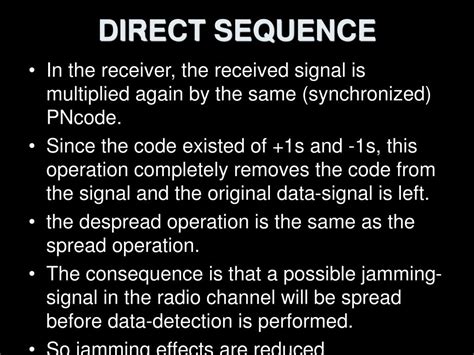 Ppt Direct Sequence Spread Spectrum With Frequency Hopping Powerpoint