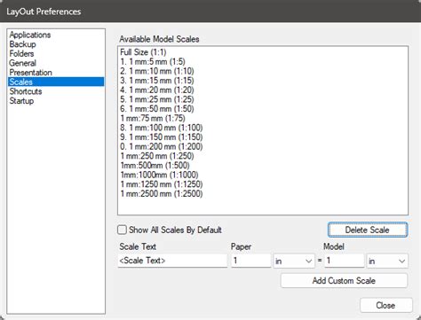 layout 2024 custom scale feature requests sketchup community