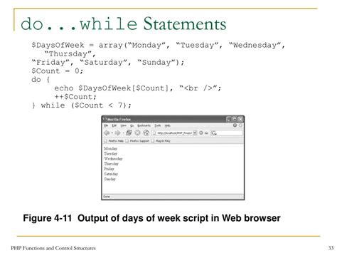 Ppt Php Functions And Control Structures Powerpoint Presentation Free Download Id 310519
