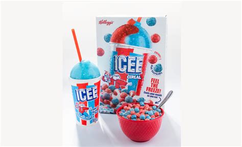 The Icee Company Kelloggs Launch Cooling Icee Cereal Snack Food And Wholesale Bakery